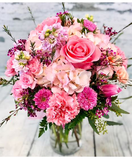 Pink Celebration - Romantic - Flowers - Bagoy's Florsit - Anchorage (AK)